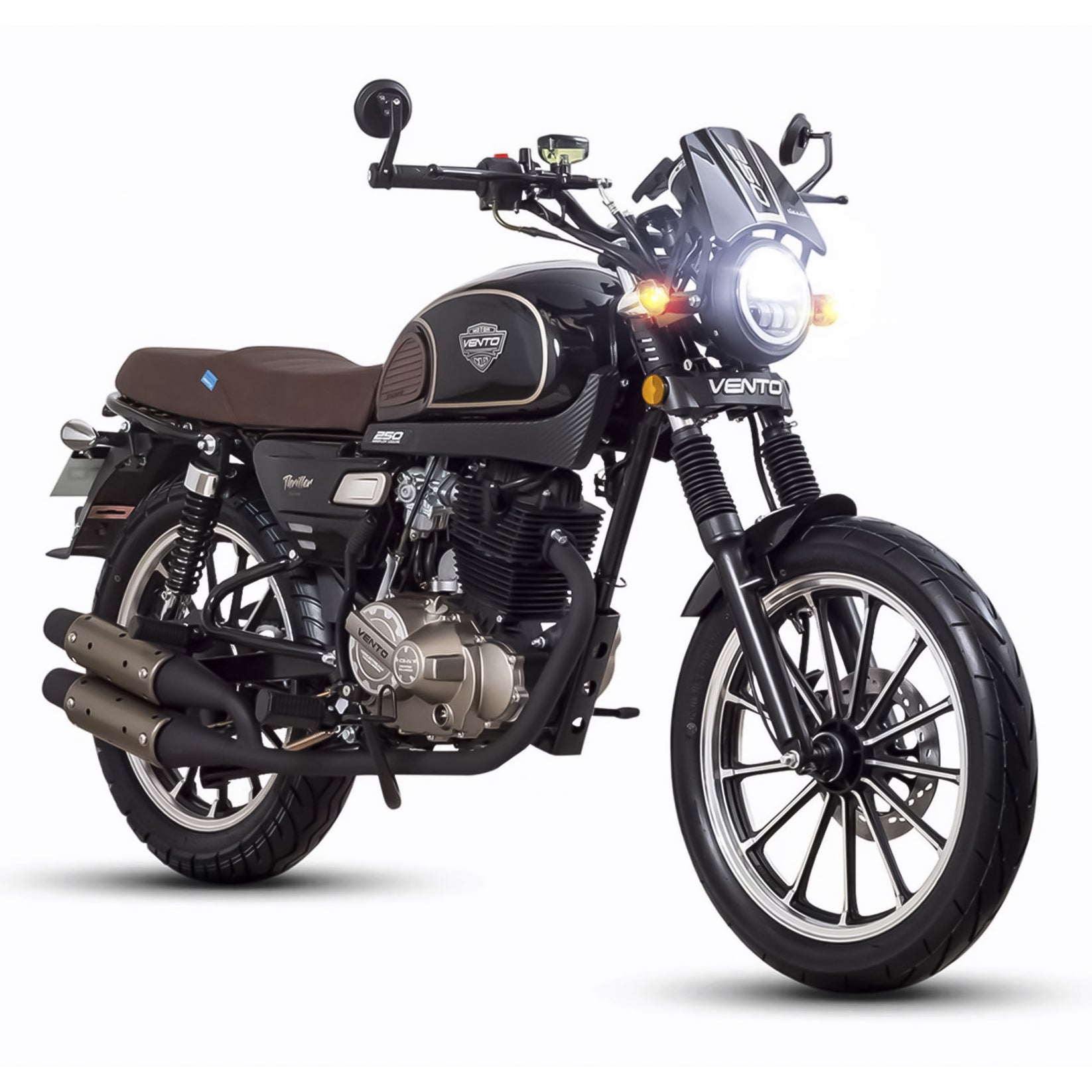 MOTOCICLETA VENTO THRILLER 250 NEGRO 2025 – Mondo di Moto