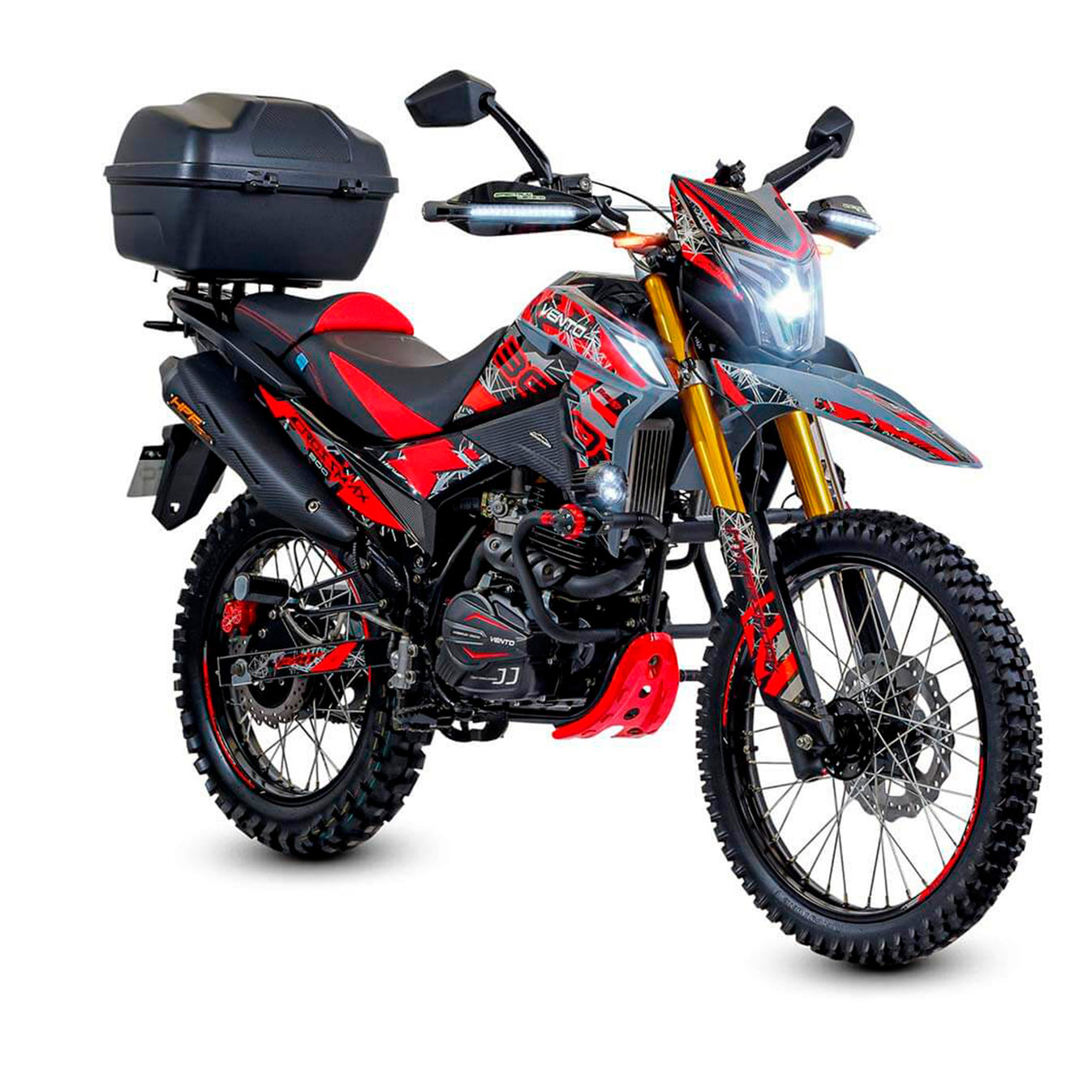 MOTOCICLETA VENTO CROSSMAX RALLY TRX 300 GRIS 2025 – Mondo di Moto