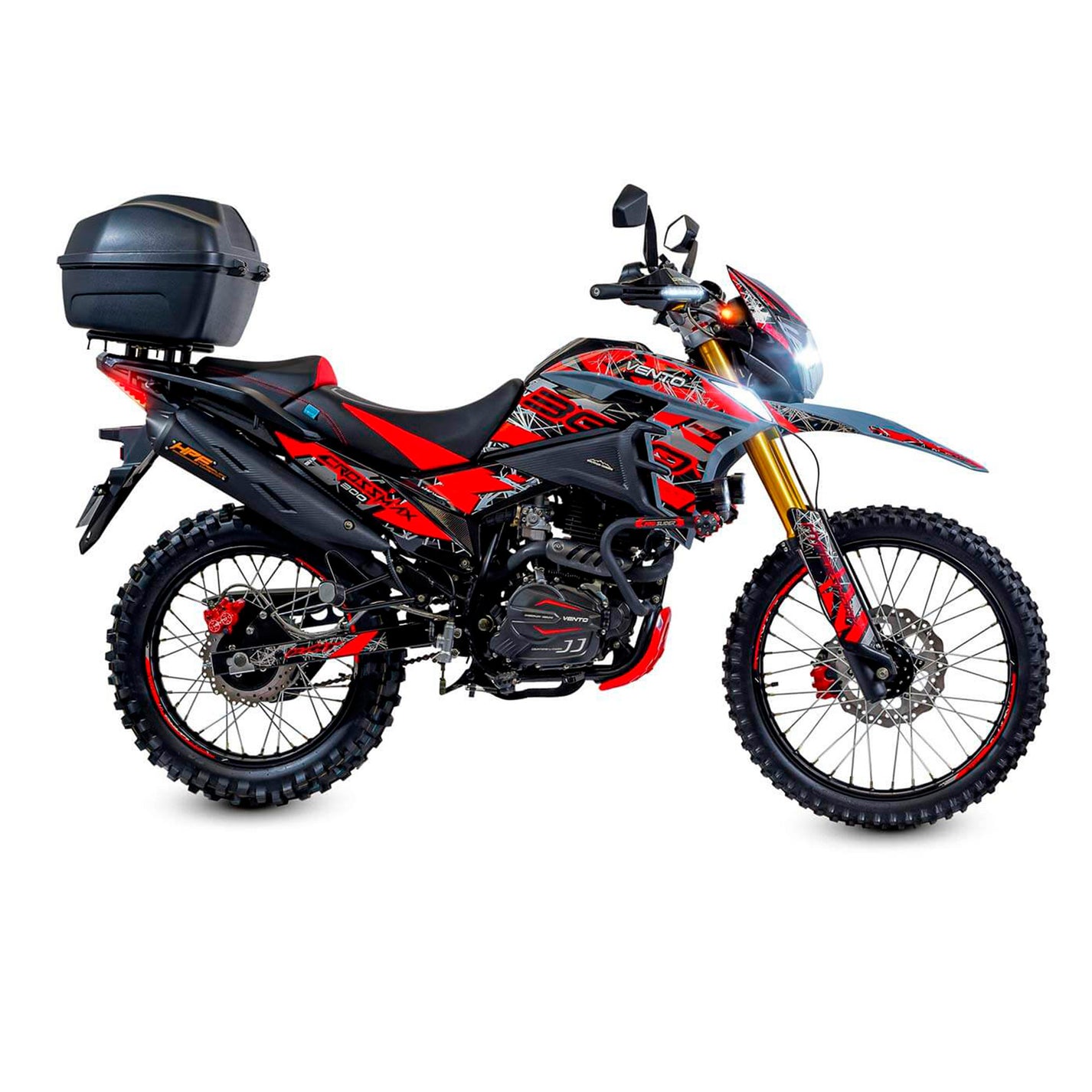 MOTOCICLETA VENTO CROSSMAX RALLY TRX 300 GRIS 2025 – Mondo di Moto