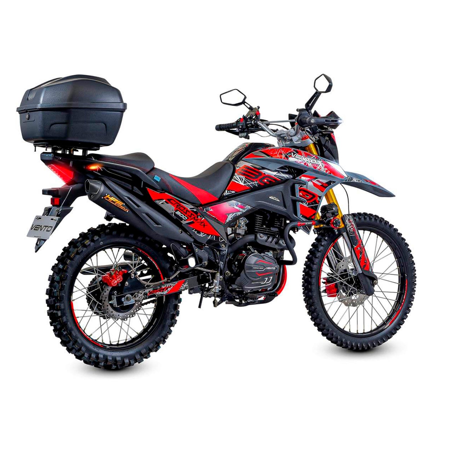 MOTOCICLETA VENTO CROSSMAX RALLY TRX 300 GRIS 2025 – Mondo di Moto